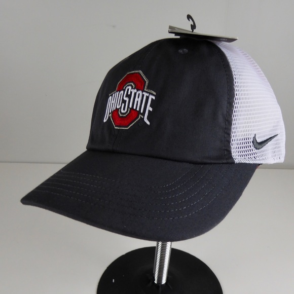 Nike | Accessories | Nike Aerobill Mesh Trucker Hat Ohio State Buckeyes ...